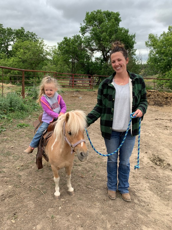 The adventures of tiny ranch girls… | Meanwhile, back at the ranch…